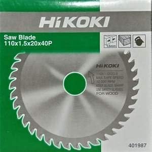 Hikoki (Hitachi) 4" Woodcutter Blade,100mm TCT Saw Blade (Pack of 1 ...