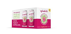 Amazon.com: Spindrift Raspberry Lime Sparkling Water, 12 Fl. Oz. Cans (Pack of 8) : Grocery ...