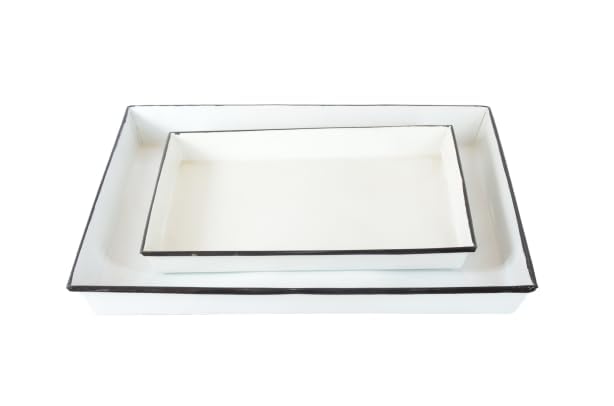 Enamel Tray Set of 2 – Surgical & Laboratory Use (8
