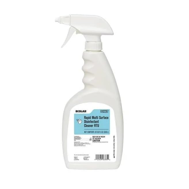 Amazon.com: Ecolab Rapid Multi Surface Disinfectant Cleaner Rtu - 6-32 ...