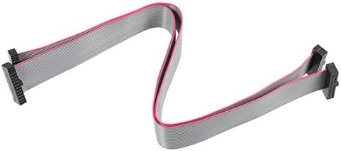 Amazon.com: LIANSHU 2Pack Flat Ribbon Cable 2.54mm Pitch 2 Row 10 Pin ...