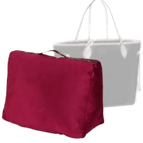Amazon.com: Velvet Pillow Luxury Bag Shaper in Burgundy Compatible for ...