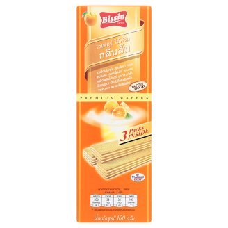 Amazon.com: Bissin Orange Flavoured Wafer Cookies 3.53 Ounce (Pack of 2 ...