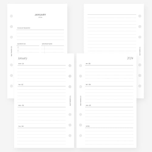 Amazon.com : MAY PAPER CO. 2024 Franklin Covey Compact Weekly Planner ...