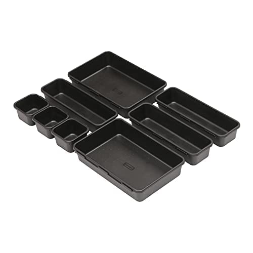 Vinsh Enterprise Interlocking Drawer Organizer Set of 8, Divider ...