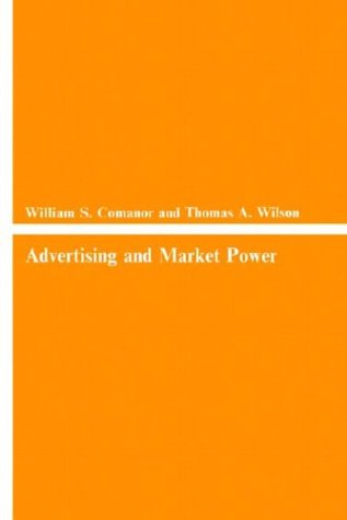Advertising and Market Power (Harvard Economic Studies): 9780674005808 ...