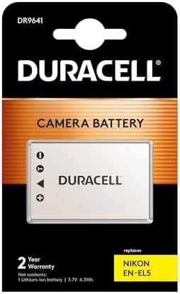 Duracell Premium Analog Nikon EN-EL5 Battery CoolPix S10 P5100 P500 P90 ...