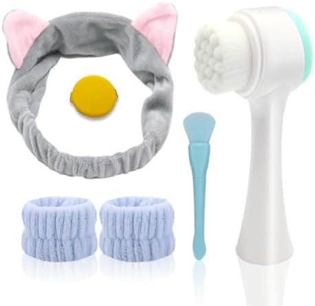 Amazon.com: 9-in-1 Face Scrubber Face Cleaning Brushes Super Soft ...