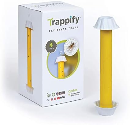 Trappify Hanging Fly Traps Outdoor: Fruit Fly Traps for Indoors | Fly ...