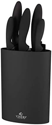 MasterChef Knife Set with Block, 5 Kitchen Knives with Sharp Stainless ...