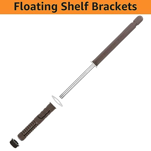 JMIATRY 20 Pcs Floating Shelf Brackets, Heavy Duty Invisible Shelf ...