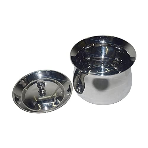Buy Damurhu Stainless Steel Curry and Rice Pot/Bowl with Lid, 400ml ...