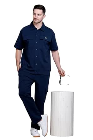 RICHMAX Men's Cotton Executive Relaxed Fit Co-ord Set of Shacket ...
