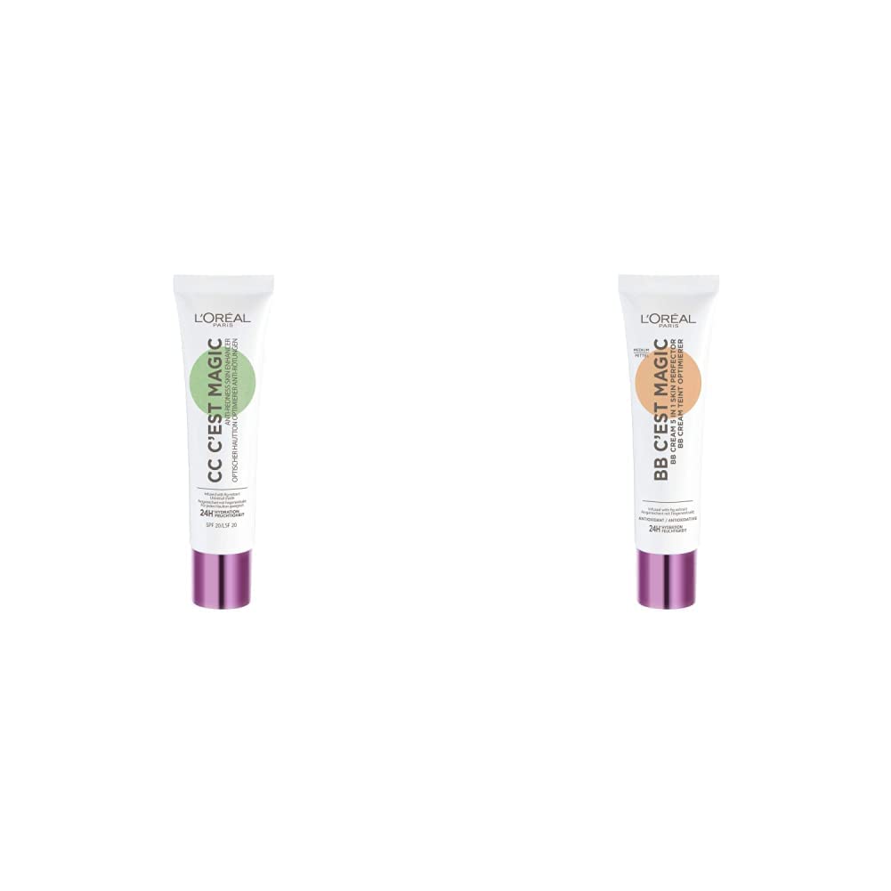 L'Oreal C'est Magic Cc Cream Anti-Redness & Paris BB Cream C'est Magic ...