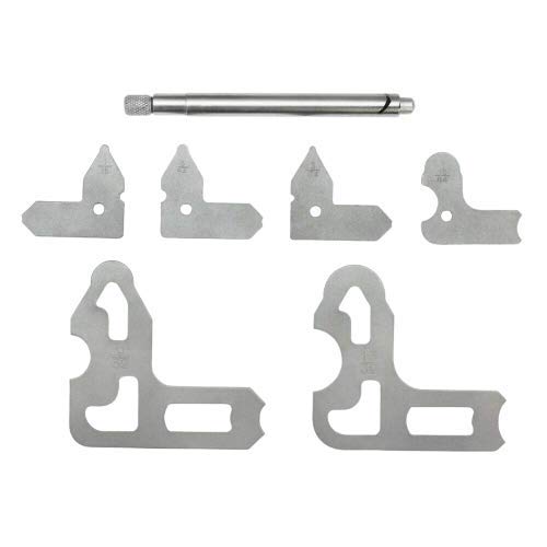 25PC Fraction Radius Gage Set 1/64-1/2" Machinist Tool Inspection Gauge ...