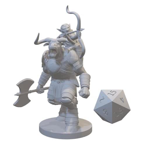 Amazon.com: Minotaur Miniatures for DND Pathfinder RPG Unpainted Resin ...