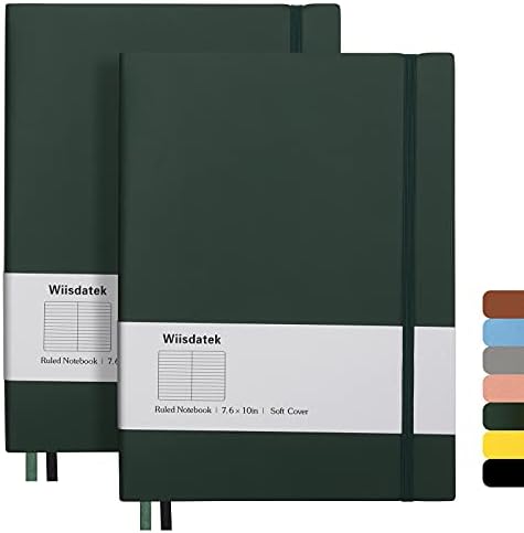 Wiisdatek B5 College Ruled Notebooks - 2 Pack B5 Large Journal ...