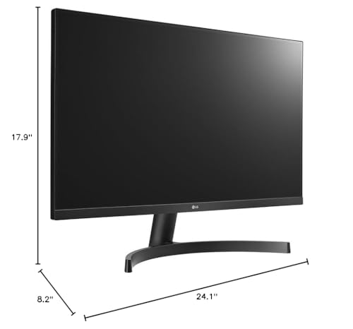 LG 24MK600M-B Monitor 24'' FHD (1920 x 1080) IPS Display, 3-Side ...