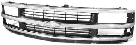 Amazon.com: Auto Dynasty GM1200382 Factory Style Front Bumper Grill ...
