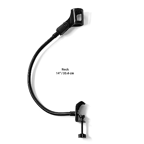Useful Additions Gooseneck Microphone Holder with Mic Foam Cover ...