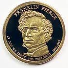 2010-S Proof Franklin Pierce Dollar. at Amazon's Collectible Coins Store