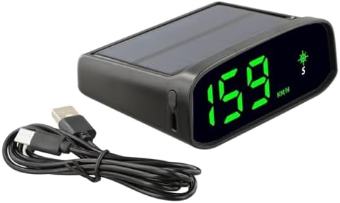 Amazon.com: Todikaper Solar Car Head Up Display Digital Speedometer ...