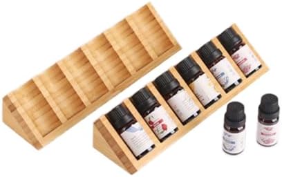 Amazon.com: HAN SHENG 2 Pcs 6 Grids Wooden Essential Oil Storage Racks ...