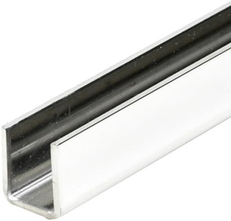 CRL 316 Polished Stainless Steel Frameless Shower Door Deep U-Channel ...
