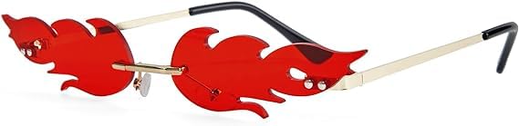 Fusked Fire Sun Glasses Stylish and Trendy | Fire Flame Sunglasses ...