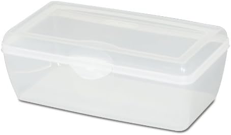 Amazon.com - Sterilite 17748606 Large Flip Top Storage Box, Clear, 6 ...