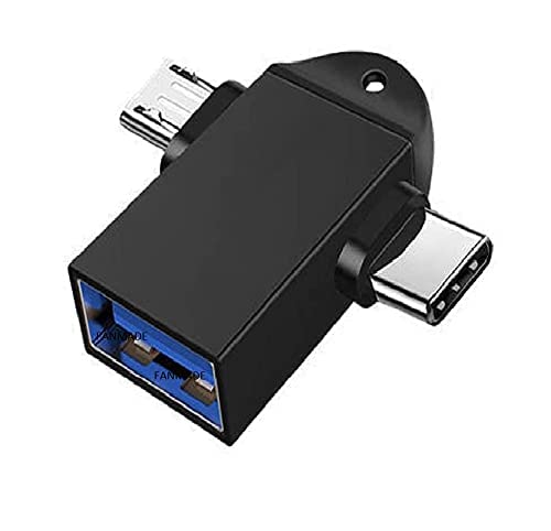 BONIFA 2 in 1 OTG Adapter, OTG Adapter Micro USB Type c, All in 1 Multi ...