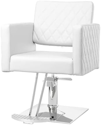 Amazon.com: Salon Styling Chair for Hair Stylist Wide Seat, Hydraulic ...
