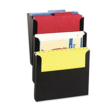 Steelmaster Lit-Ning(R) Metal Wall File Kit, 3-Pocket Kit, Black ...