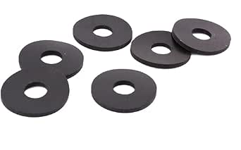 Generic Large Rubber Washers, 13mm ID, 38mm OD x 3mm Thick, All Weather ...