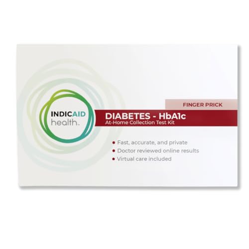 Buy INDICAID Health Diabetes Test Kit - Test for Glycated Hemoglobin ...