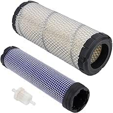Amazon.com: Air Filter for Kawasaki 11013-7044 11013-7045 Outer&Inner ...