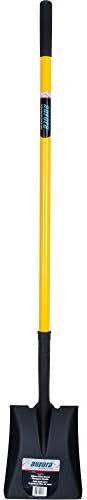 Round Point Shovel, Tempered Steel Blade, Fiberglass, Straight Handle ...