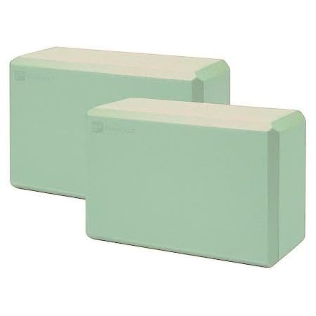 Bodylastics Yoga Blocks Set of 2, Yoga Strap, Cooling Towel with ...