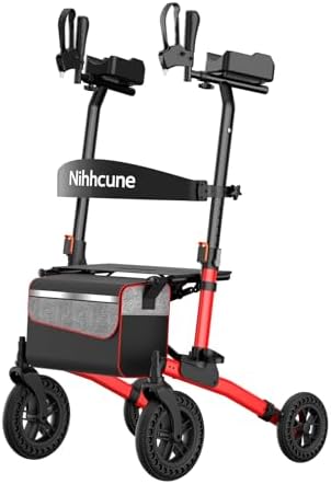 Amazon.com: Nihhcune Upright Shopping Cart for Seniors & Adults, All ...