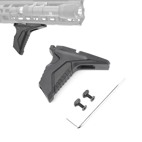 QIRUIMY Tactical Mlok keymod Link Angled Foregrip Handstop with Cable ...