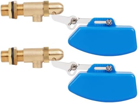 MOGOULUA 2 Stück 1/2" Schwimmerventil Aus Messing 1/2 Zoll Messing ...