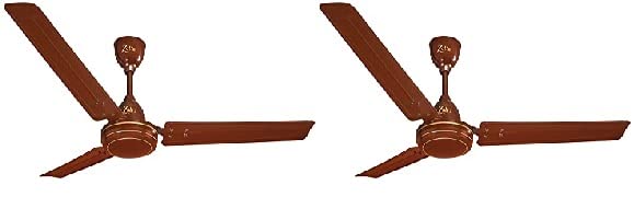 Buy Zolta 1200mm 68-Watt Ceiling Fan (Brown) pack of 2 Online at Low ...