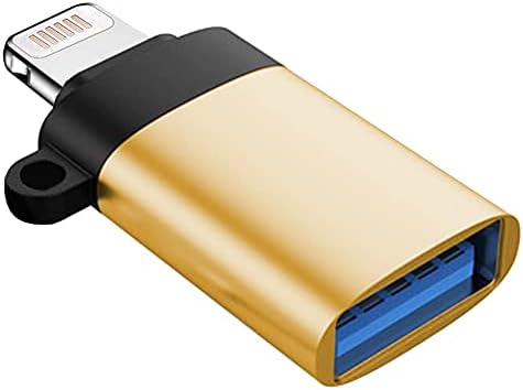 HB PLUS Metal USB OTG Adapter Compatible with i-OS 13 and Later, USB ...