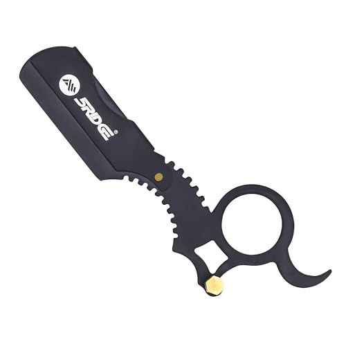 Professional Ring Finger Handle Razor Barber Hair Shaving Straight Cut ...