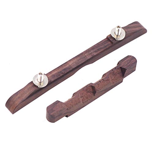 Snapklik.com : Mandolin Bridges Rosewood Height Adjustable Compensated ...