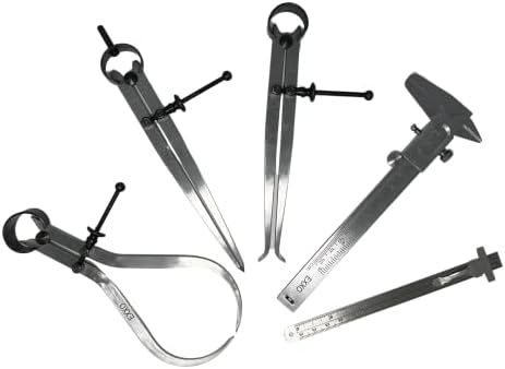 Amazon.com: Shop Fox D4596 Woodworking Caliper Set (5 Piece ...