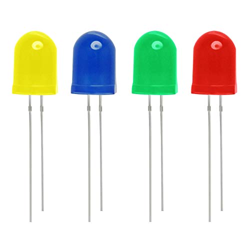 Snapklik.com : Gikfun 10mm LED Emitting Diodes Light Lamp Diffused F10 ...