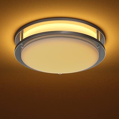 Amico 1 Pack 12 Inch LED Flush Mount Ceiling Light Fixture with Night ...