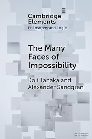 Amazon.com: The Many Faces of Impossibility (Elements in Philosophy and Logic): 9781009180580 ...
