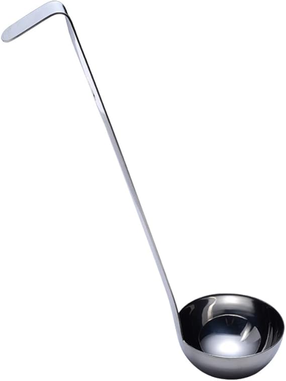 Amazon.com: 1 Piece Stainless Steel Soup Ladle 1 Ounce Ladle Handle ...